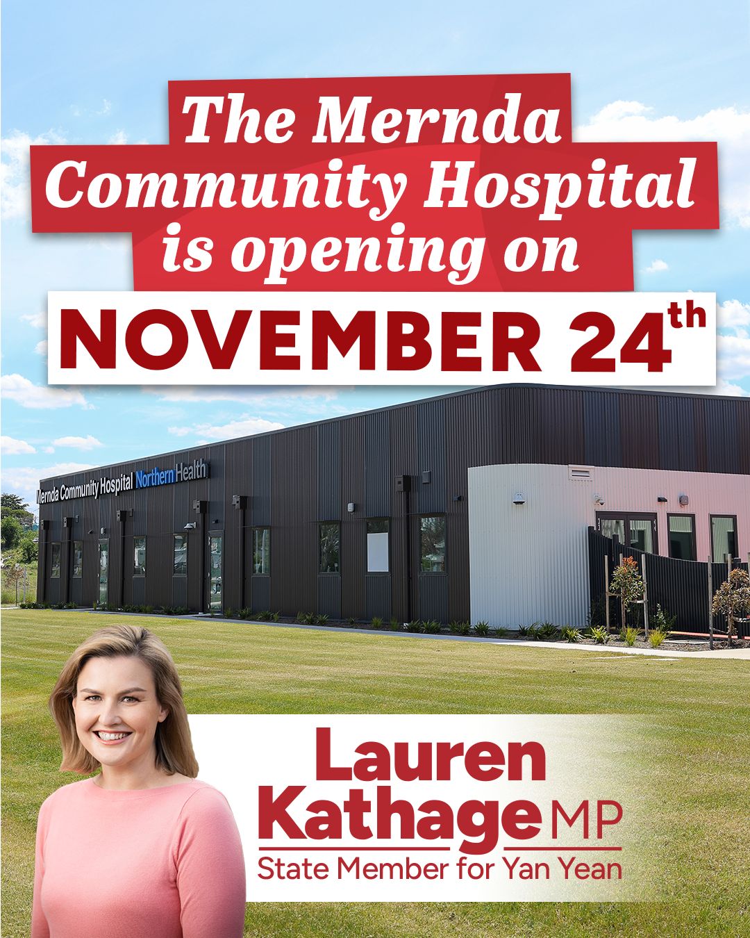 RSVP for the Mernda Community Hospital Celebration